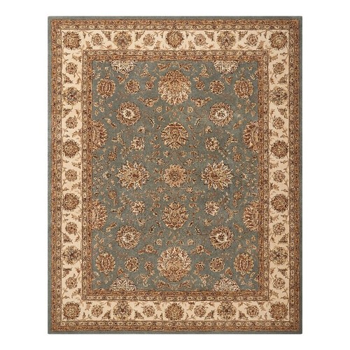 Nourison Nourison 2000 93" x 117" Wool Indoor Rug in Blue Persian ...