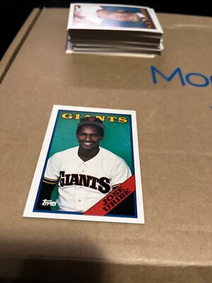 Jose Uribe error card Topps #302 | eBay