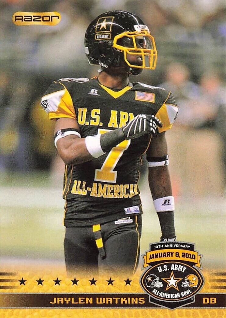 2010 Razor Army All-American Bowl #55 Jaylen Watkins U.S. Army | eBay