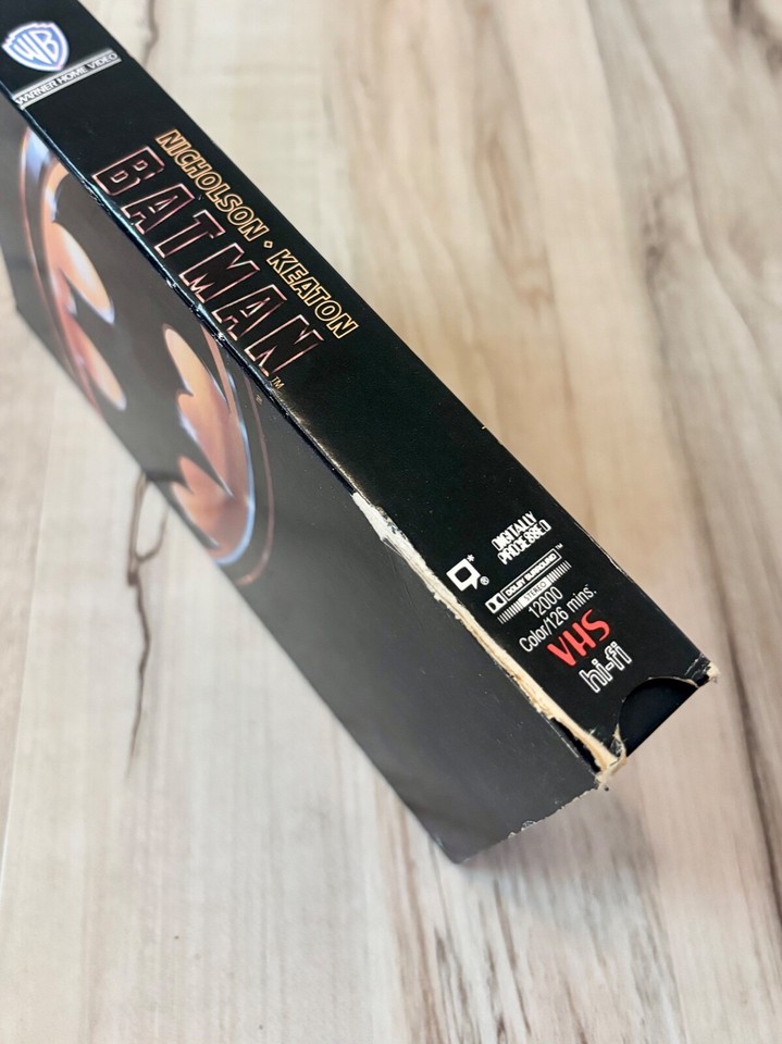 Vintage 1989 Batman VHS Tape Physical Media Art | eBay