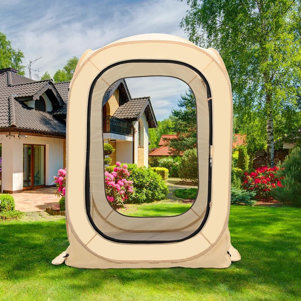 H&ZT Screen House Tent Pop-Up Screen Room Canopy Instant Screen with ...