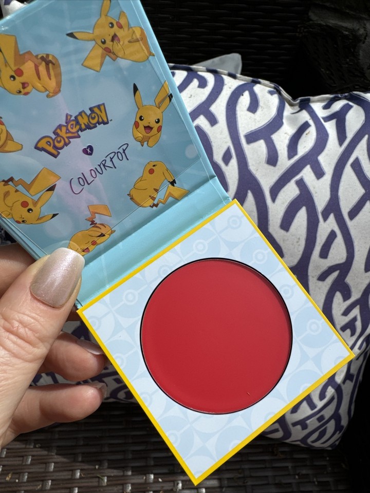 Authentic NEW Pokemon x ColourPop Cream Blush ELECTRO BALL NIB Red | eBay