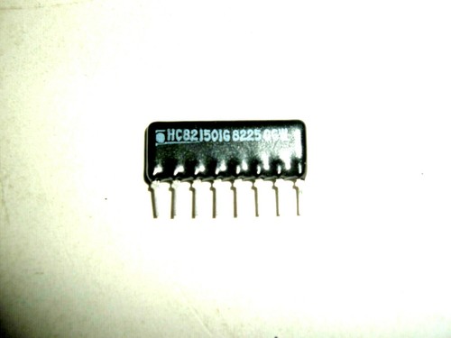 1.5K Ohm 8 Pin SIP (single inline package) Resistor (New Old Stock)(QTY ...
