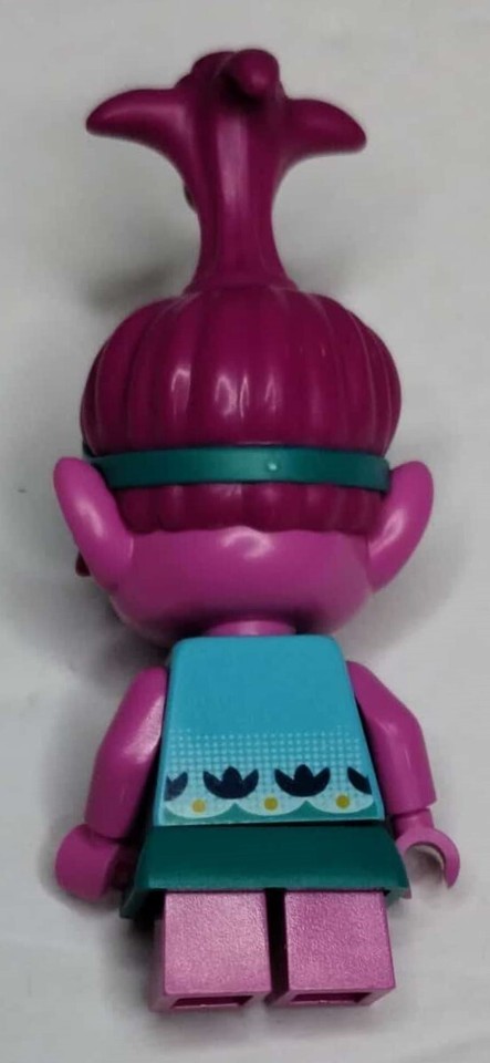 Lego Poppy with Yellow Flower Trolls World Tour Minifigure - Retired ...