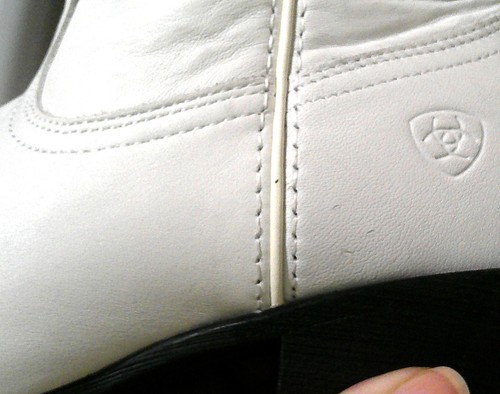 New NWT NIB Womens 7 Ariat Darlin Boot Western White Leather Short ...