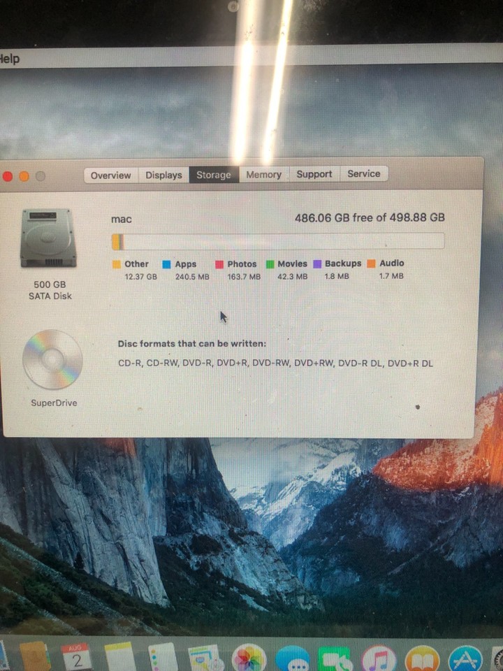 Macbook Pro A1278 2011 Laptop i7 ,4GB 500 HD Mac OS loaded | eBay