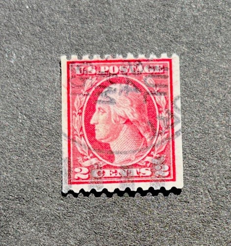 US Scott #450, Used 2c Washington Type 3 Coil Perf 10 Horiz. Rotary ...