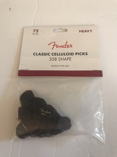Fender 358 Heavy Shell Guitar Mandolin Picks 72 EA for sale online | eBay