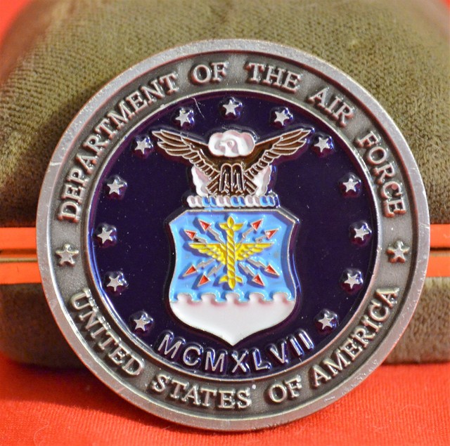 Department of the Air Force Senior Master Sergeant First Class Coin B17 ...