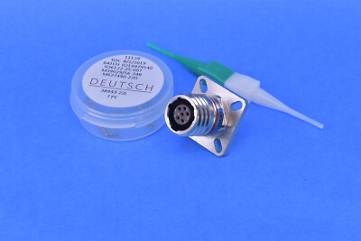 Amphenol Mil-Spec Circular Connector 6P Receptacle Female Socket D38999 ...