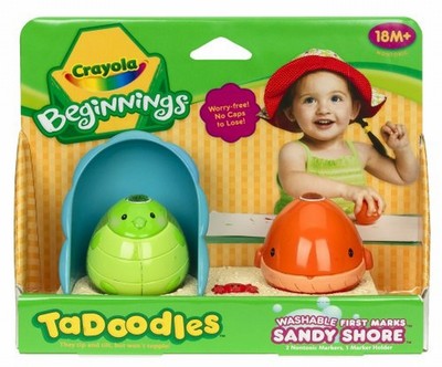 Crayola Beginnings Tadoodles Washable First Marks Sandy Shore Fish ...