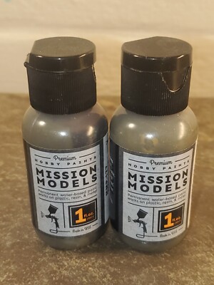 Mission Models (2) Acrylic Hobby Paints - Gelbolive RAL 6014- MMP 177 ...