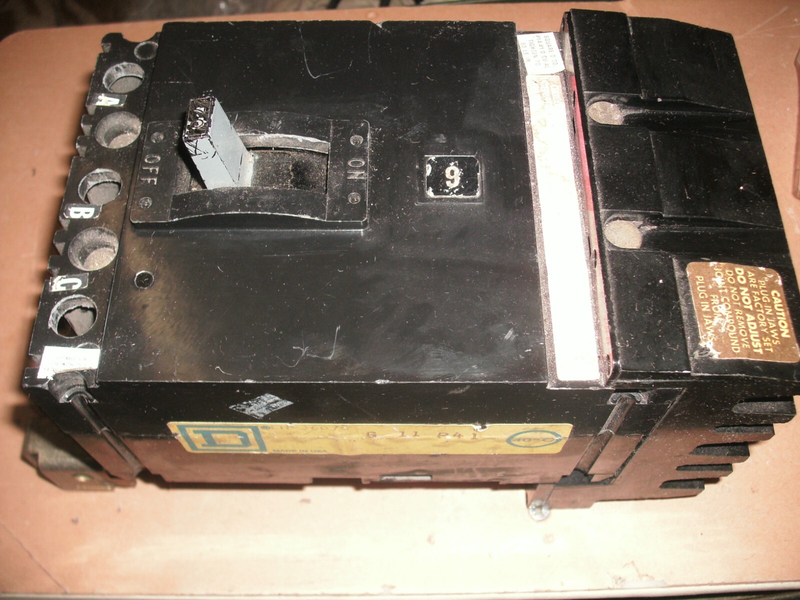 SQUARE D FH36070 70 AMP 3 POLE 600V CIRCUIT BREAKER FH-36070 | eBay