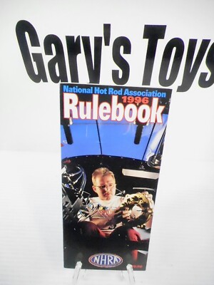 1996 NHRA Rule Book #3 | eBay