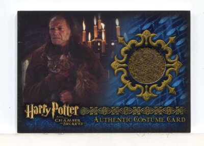 Harry Potter Chamber Secrets Argus Filch's Overcoat Costume Card HP C7 ...
