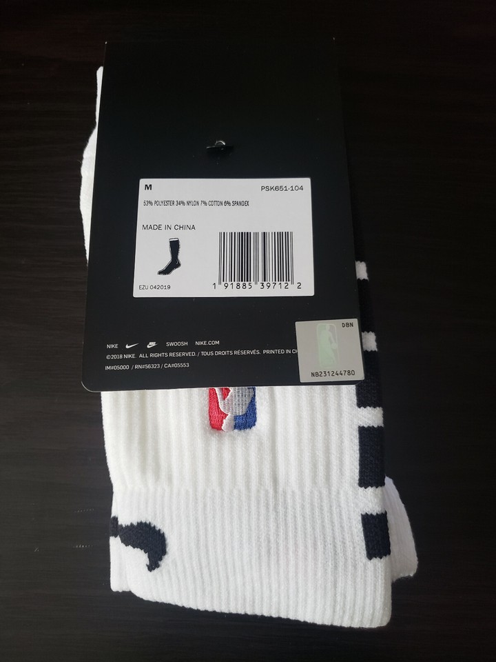 Nike Jordan Elite NBA WNBA Team Color Socks Over Calf Short Crew NWT sz ...