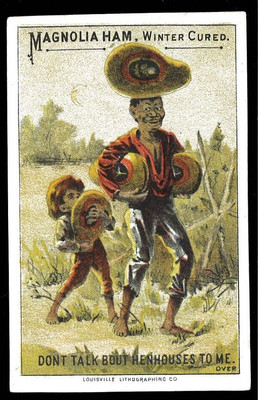 trade card, MAGNOLIA HAM, Winter Cured, No hen houses S6D-TC-1590 | eBay