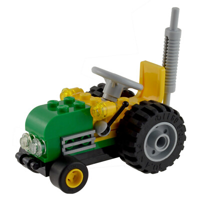 Farm Tractor | Minifigure scale | Kit Made With Real LEGO | eBay UK
