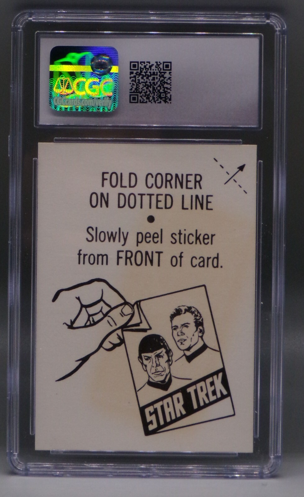 vintage 1976 Topps STAR TREK trading card sticker #2 Mr SPOCK tos Nimoy ...