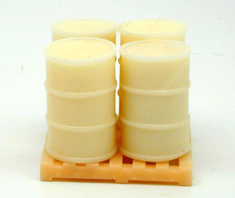 16 55 GALLON DRUMS & 4 PALLETS RESIN O SCALE 1/48 On30 LIONEL O-27 | eBay