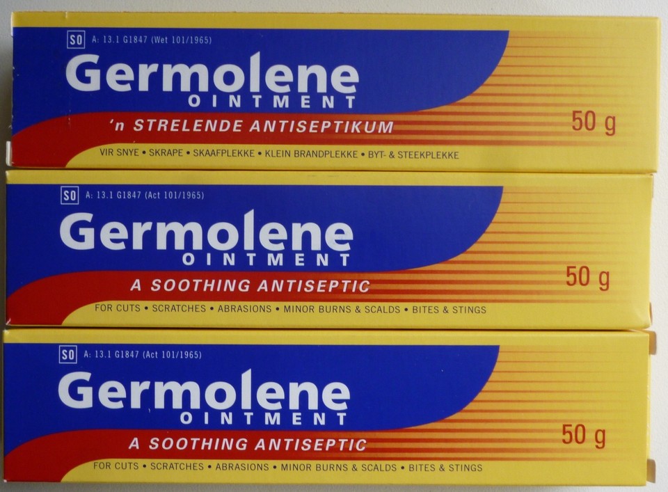 Germolene Pink Antiseptic / Analgesic Ointment 50g Tube. (Expiry 01/ ...