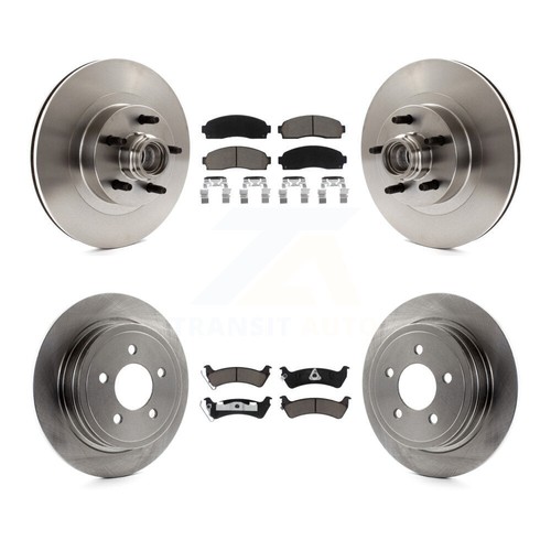 Disc Brake Rotor And Ceramic Pad Front Rear Kit For Ford Explorer Sport ...