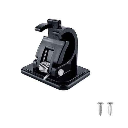 Space Saving Wall Mounted Fishing Rod Clamp Made of Durable ABS Plastic ...