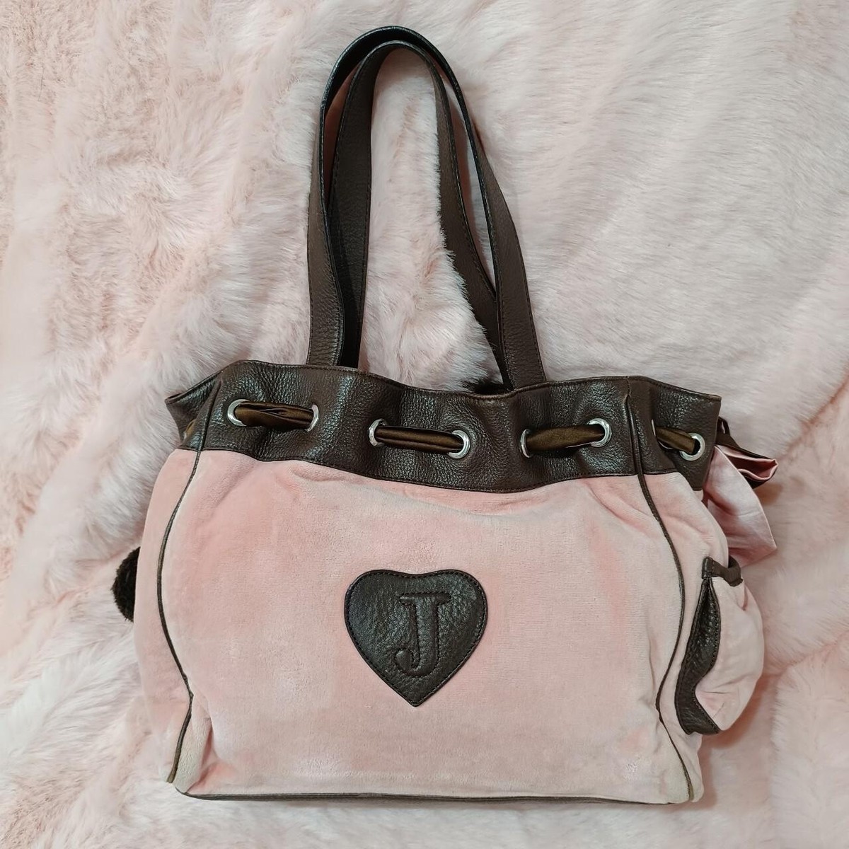 Vintage Juicy Couture Daydreamer Tote Bag Purse Royal Dog Vintage Juicy Couture Daydreamer Tote Bag Purse Royal Dog