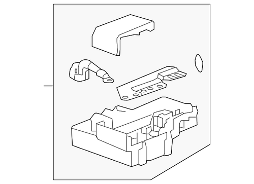 Genuine GM Battery Distribution Engine Compartment Fuse Block 84354716 ...