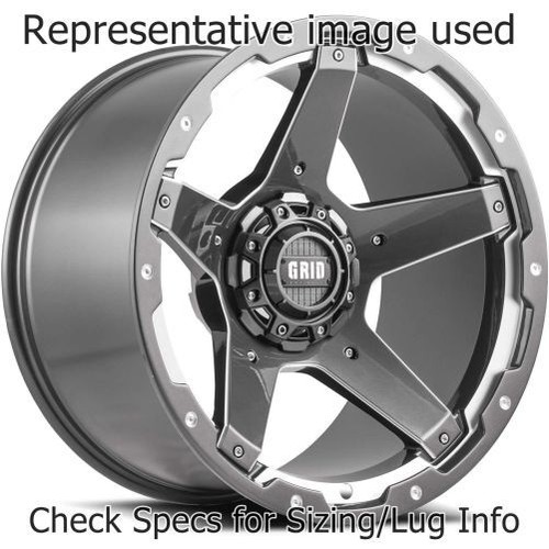 Grid GD0420090237G0008 Wheel Rim GD04 Series Gloss Graphite / Milled ...