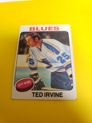 1975-76 Topps Hockey Card #244 Ted Irvine | eBay