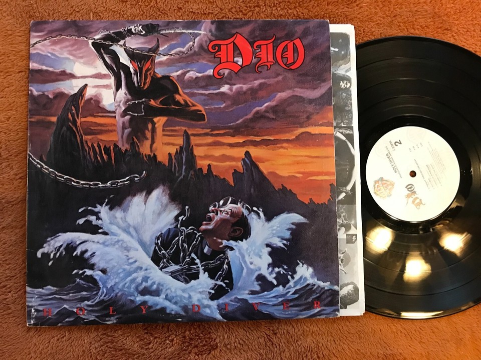 DIO Holy Diver 1983 LP original vinyl heavy metal album ronnie james ...