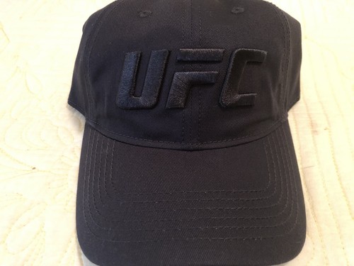 UFC - Cap - Black - (black logo) - Adjustable- unstructured - Brand New ...