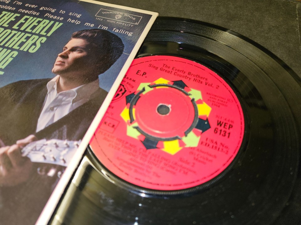 THE EVERLEY BROTHERS -SING GREAT COUNTRY HITS v2-1963 WB WEP 6131 7" EP ...