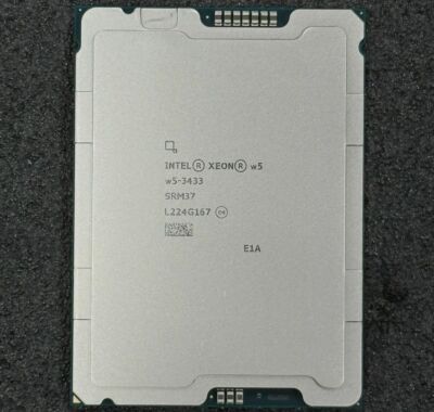 Intel Xeon w5-3433 FC-LGA16A LGA-4677 CPU Processor 2.00 - 4.20 GHz 16 ...