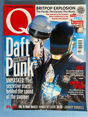 Q MAGAZINE - AUGUST 2013 - DAFT PUNK UNMASKED: THE SECRETIVE STARS ...