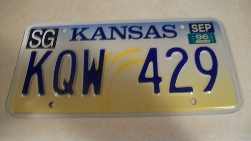 1996 Kansas license plate | eBay