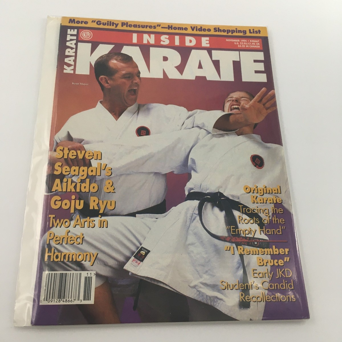 Steven Seagal Karate 3/94 BLACK BELT MAGAZINE STEVEN SEAGAL RICHARD