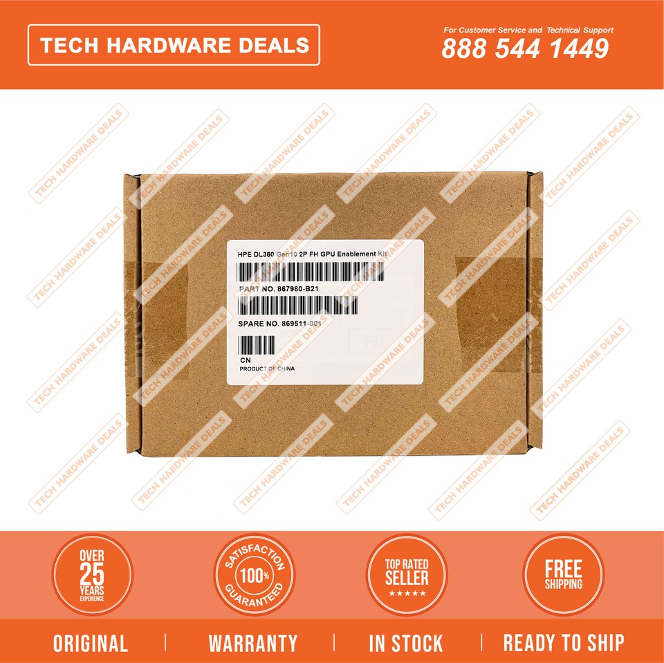 875540-001 NEW SEALED HPE DL360 Gen10 2P FH GPU Enablement Kit | eBay