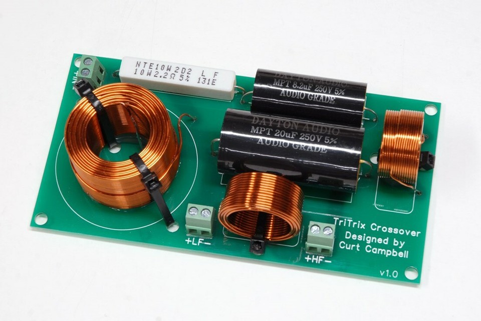 Single Crossover PCB for the TriTrix DIY speaker design - PCB Board Kit ...