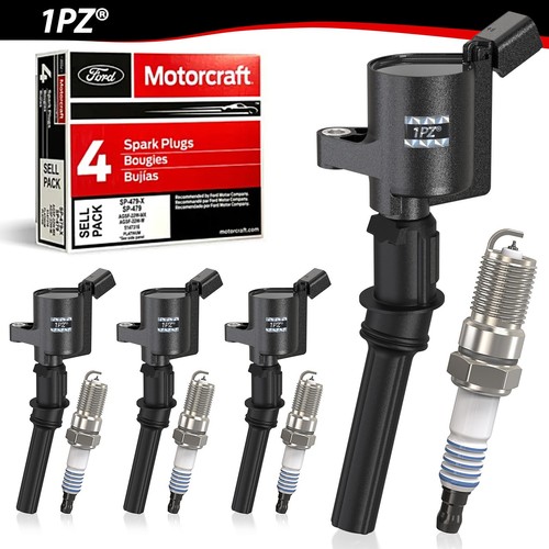 Ignition Coils Spark Plugs For Ford F150 F250 F350 E150 E250 E350 OEM ...