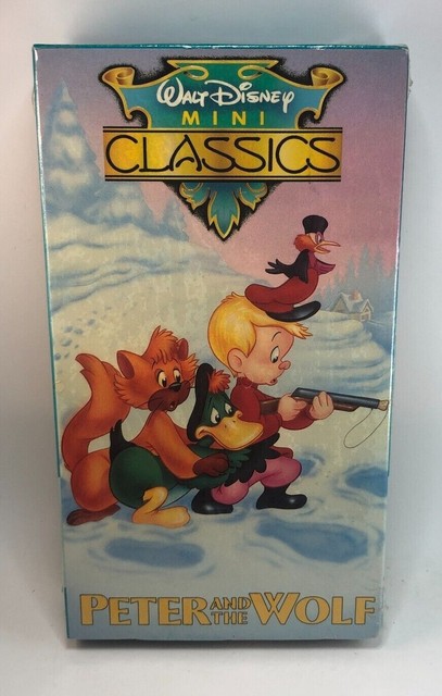 Walt Disney Mini Classics Peter And The Wolf Vhs 1991 For Sale