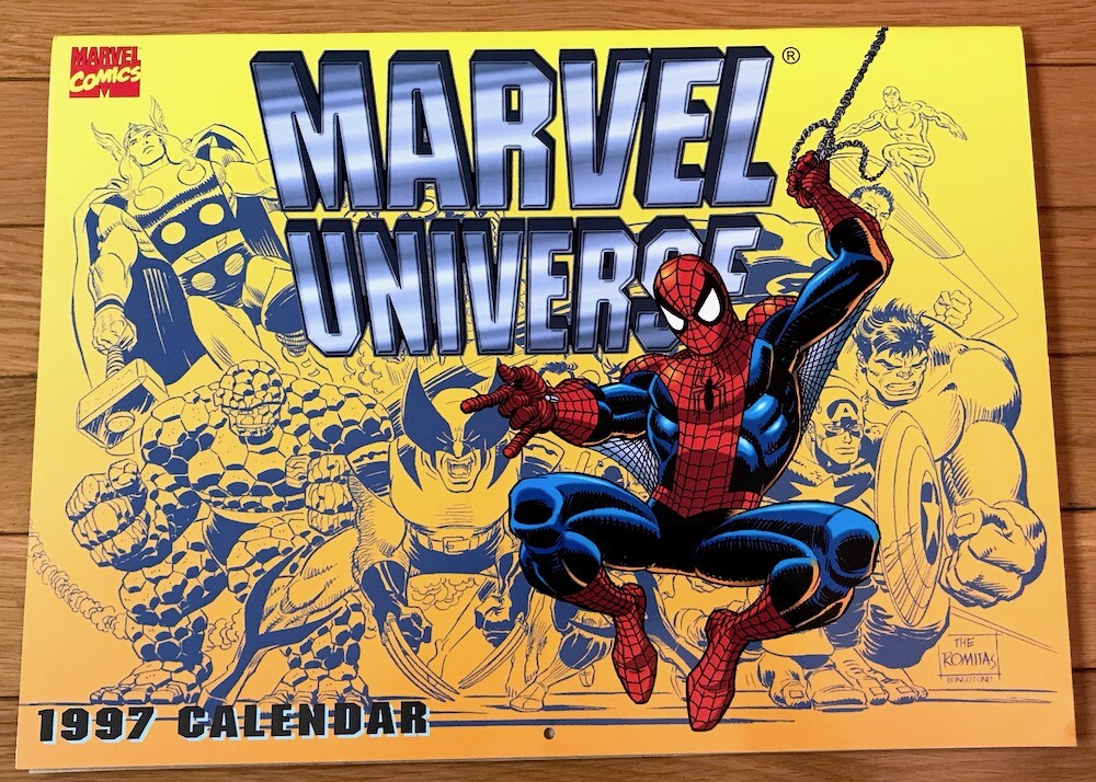 MARVEL UNIVERSE - 1997 Marvel Comics Calendar - VF to NM Condition | eBay