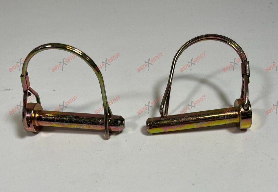 ATV SNOW PLOW PUSH TUBE PINS 3/8 X 2 Inch works with KFI Kolpin Open ...