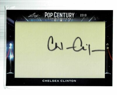 Chelsea Clinton 2019 Leaf Pop Century Cut Signature PCC-CC1 AUTO ...