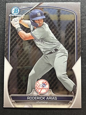 2023 Bowman Draft Chrome Roderick Arias BDC-49 New York Yankees | eBay