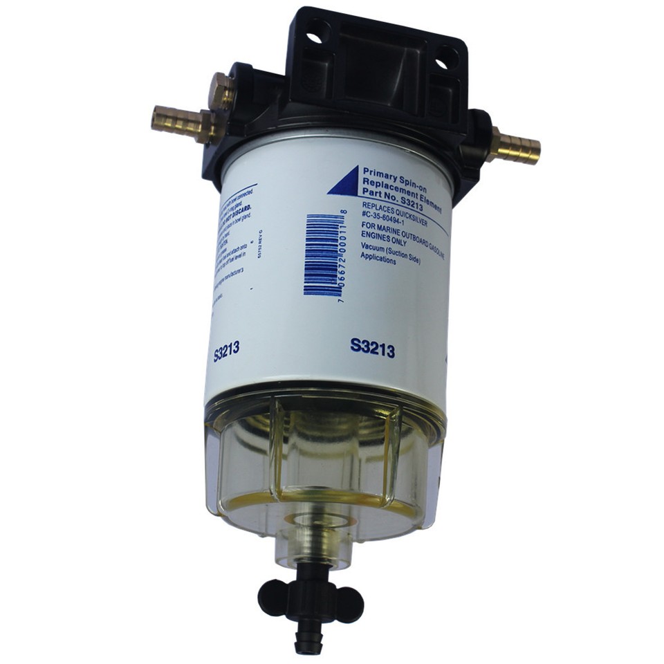 New 3/8" NPT Water Separating Fuel Filter System S3213 for Marine ...