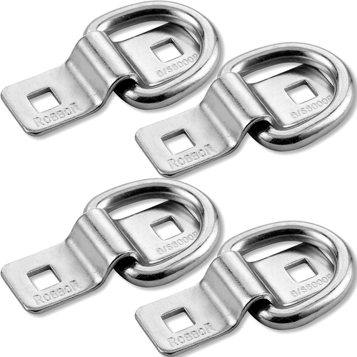 D Ring,Tie down Anchor 4 Pk Surface Mount Tie down Ring Heavy Duty 6000 ...