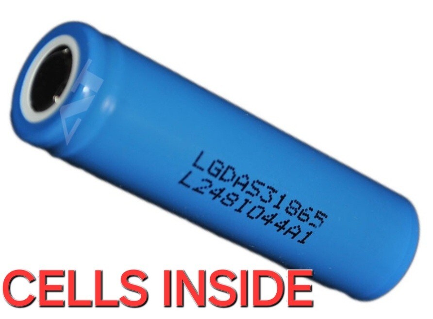 36v 10ah lithium li-ion battery pack With LG Cells, Includes 2a Charger ...