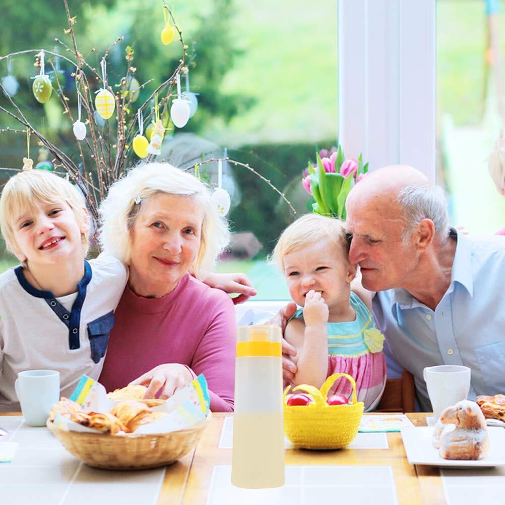 4-Hole Mayo Dispenser Bottle Mayonnaise Dispenser Sauce Squeeze Bottle ...